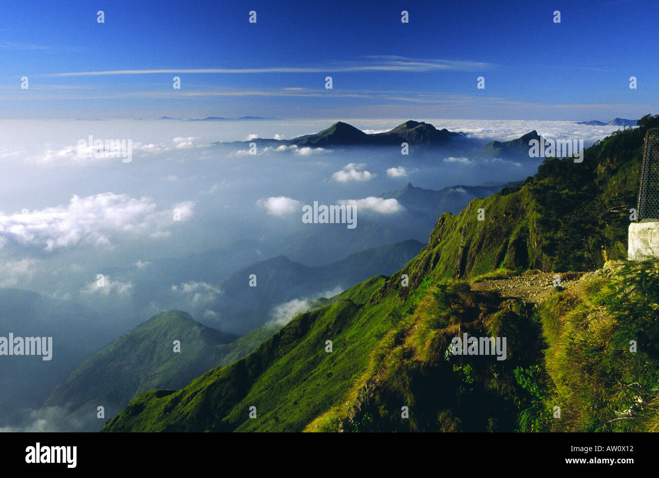 Green Valley View looking over the entire Vaigai Dam in Kodaikanal Hill ...