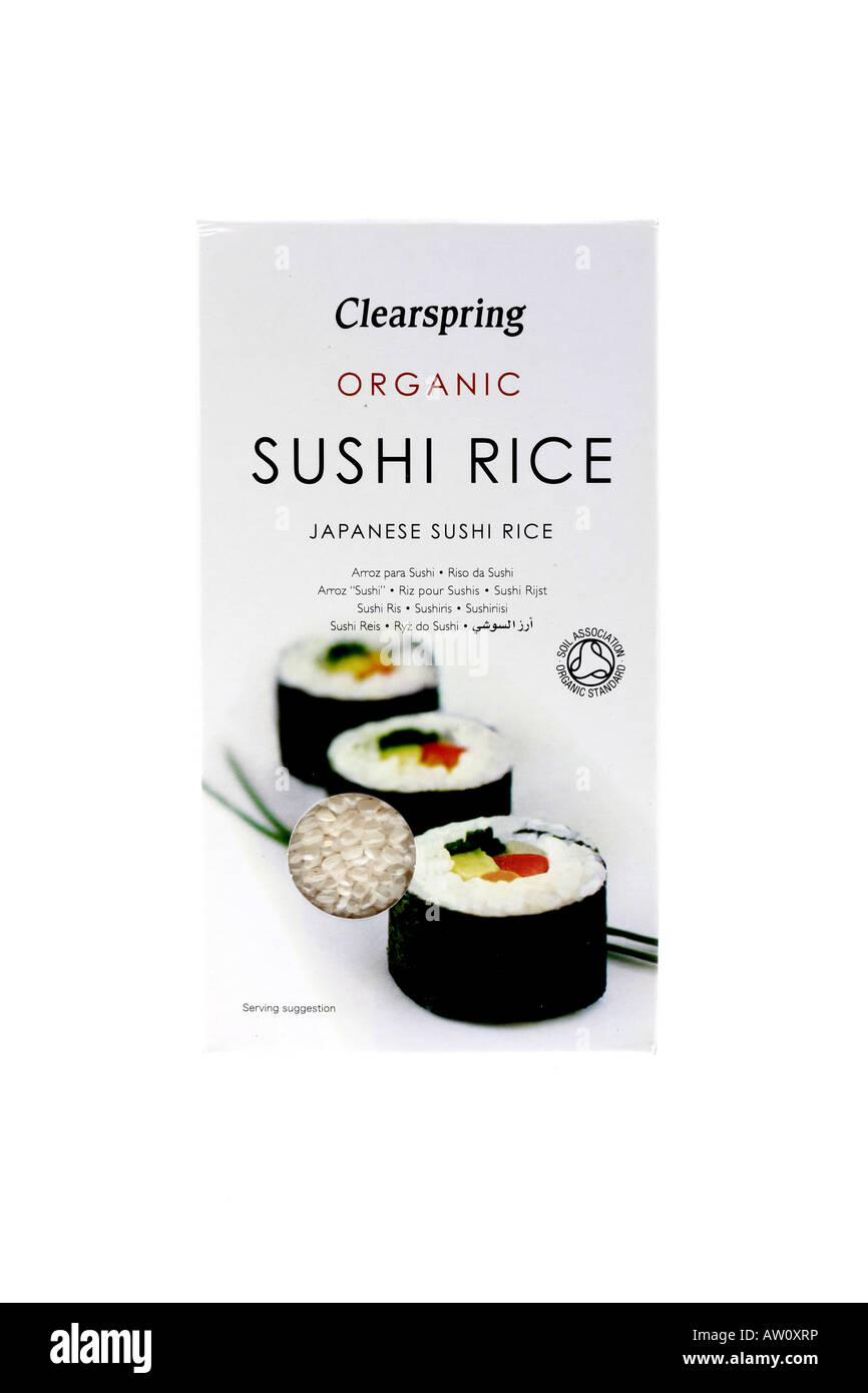 Organic Sushi Rice Stock Photo - Alamy