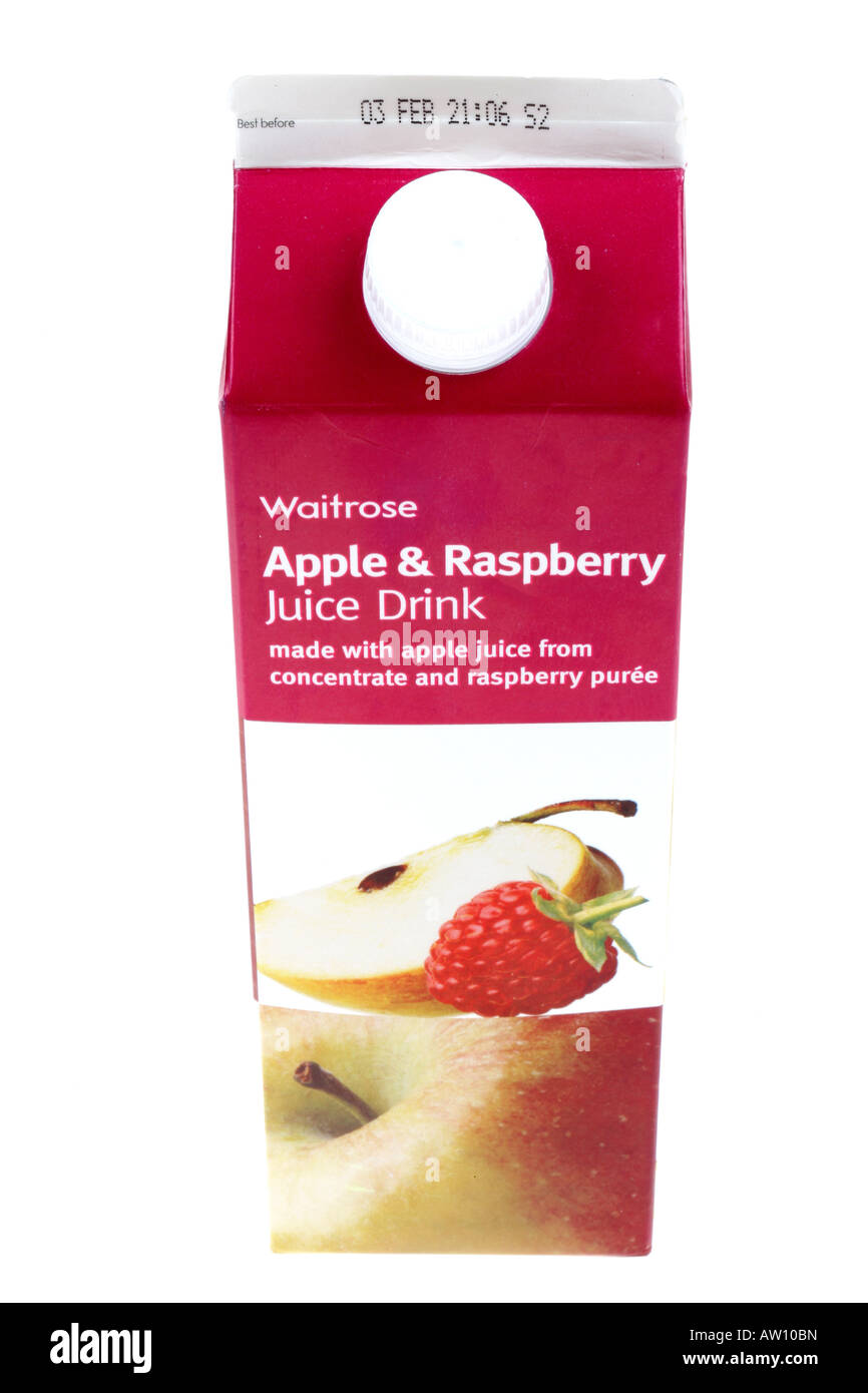 Apple and Raspberry Juice Stock Photo - Alamy