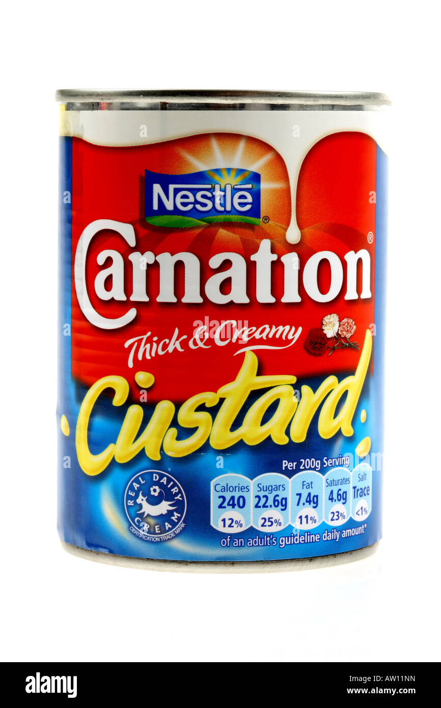 Tinned custard hi-res stock photography and images - Alamy