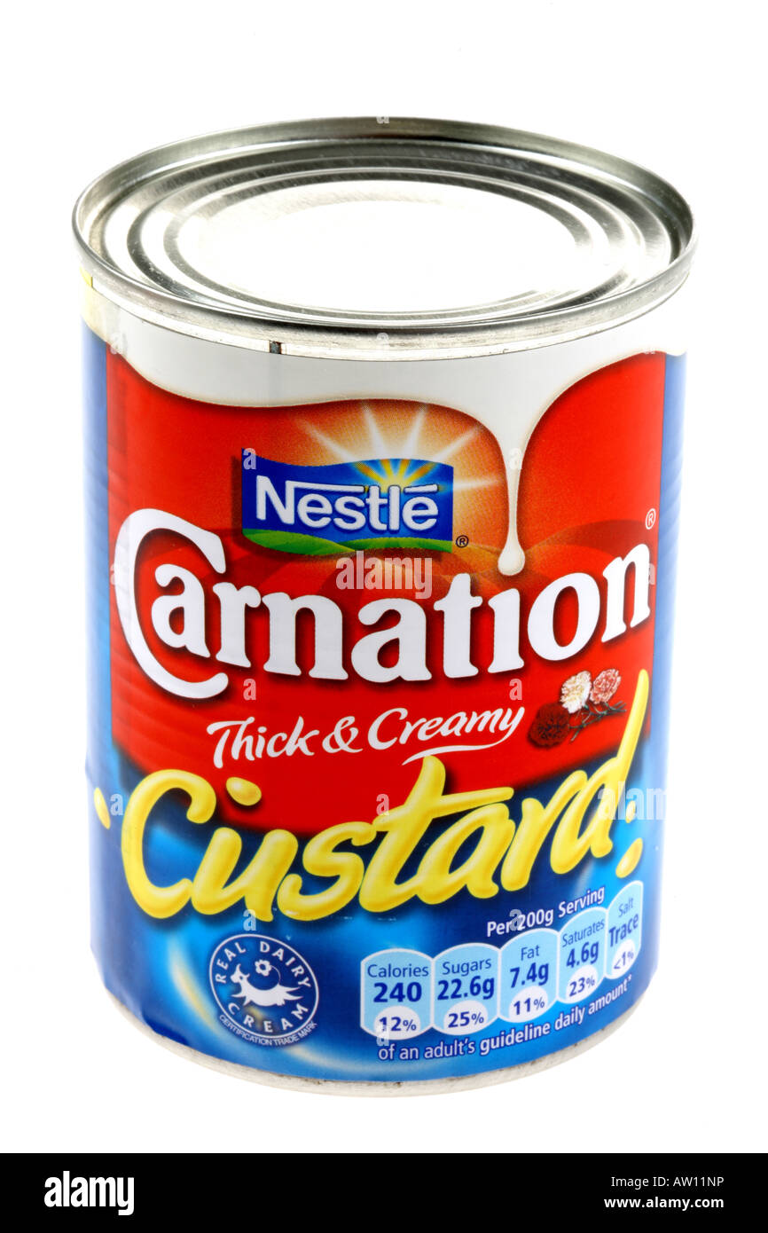Tinned custard hi-res stock photography and images - Alamy