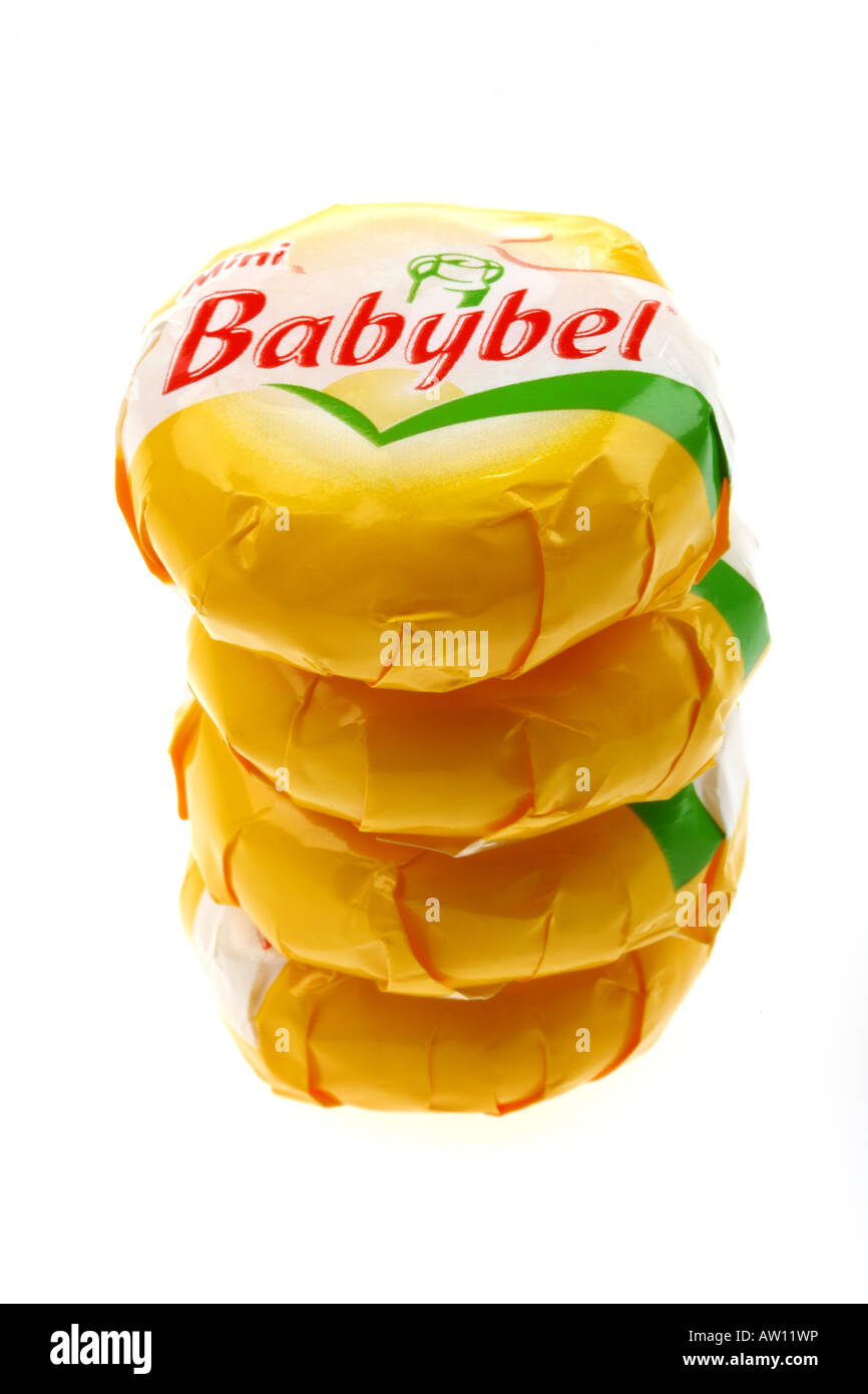 Babybel Emmental Cheese Stock Photo - Alamy