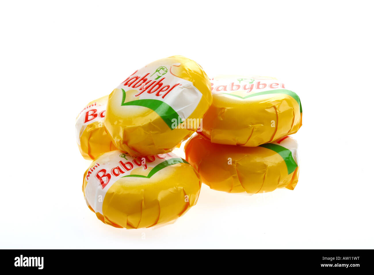Babybel Emmental Cheese Stock Photo - Alamy