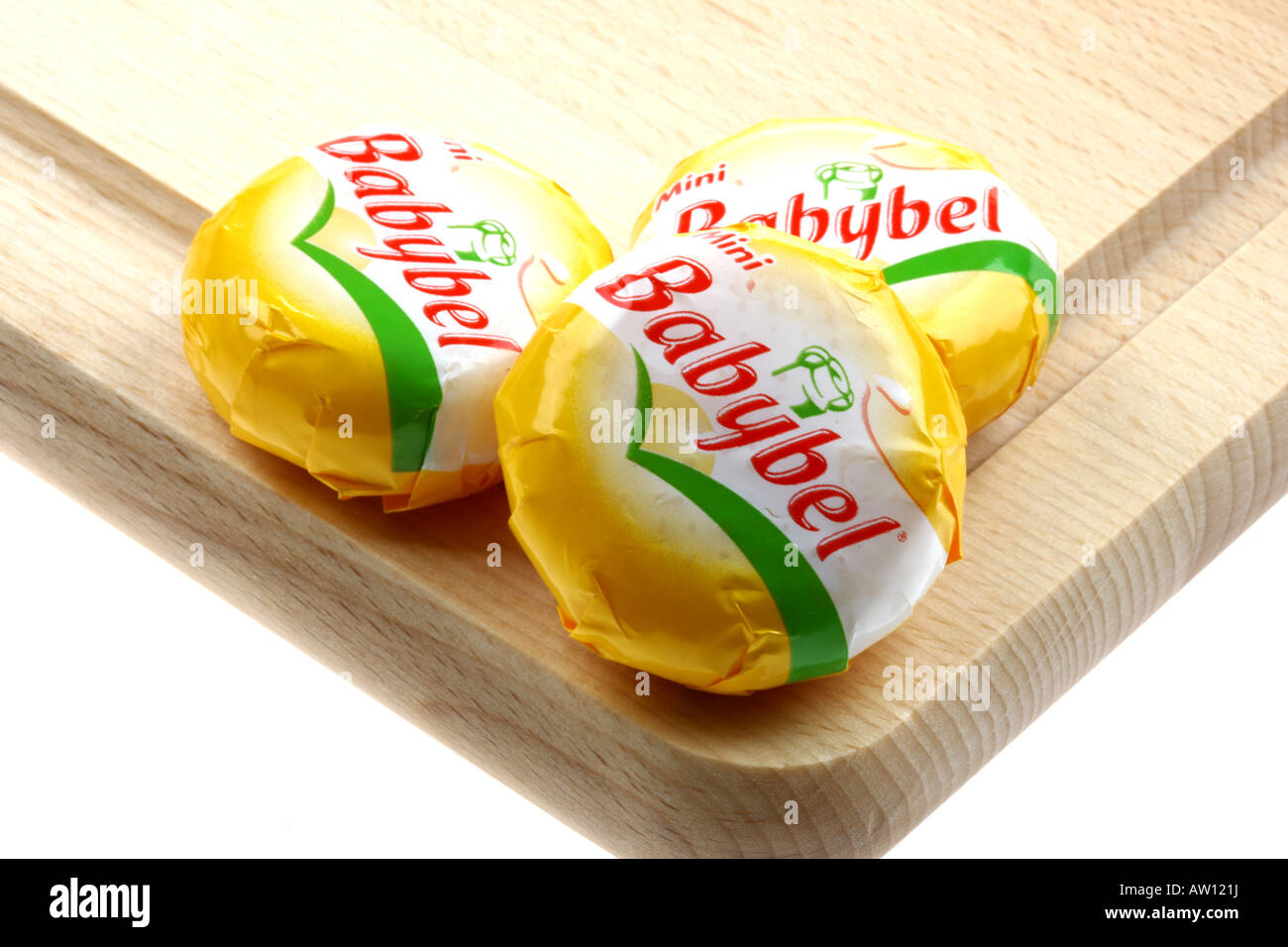 Babybel Emmental Cheese Stock Photo - Alamy