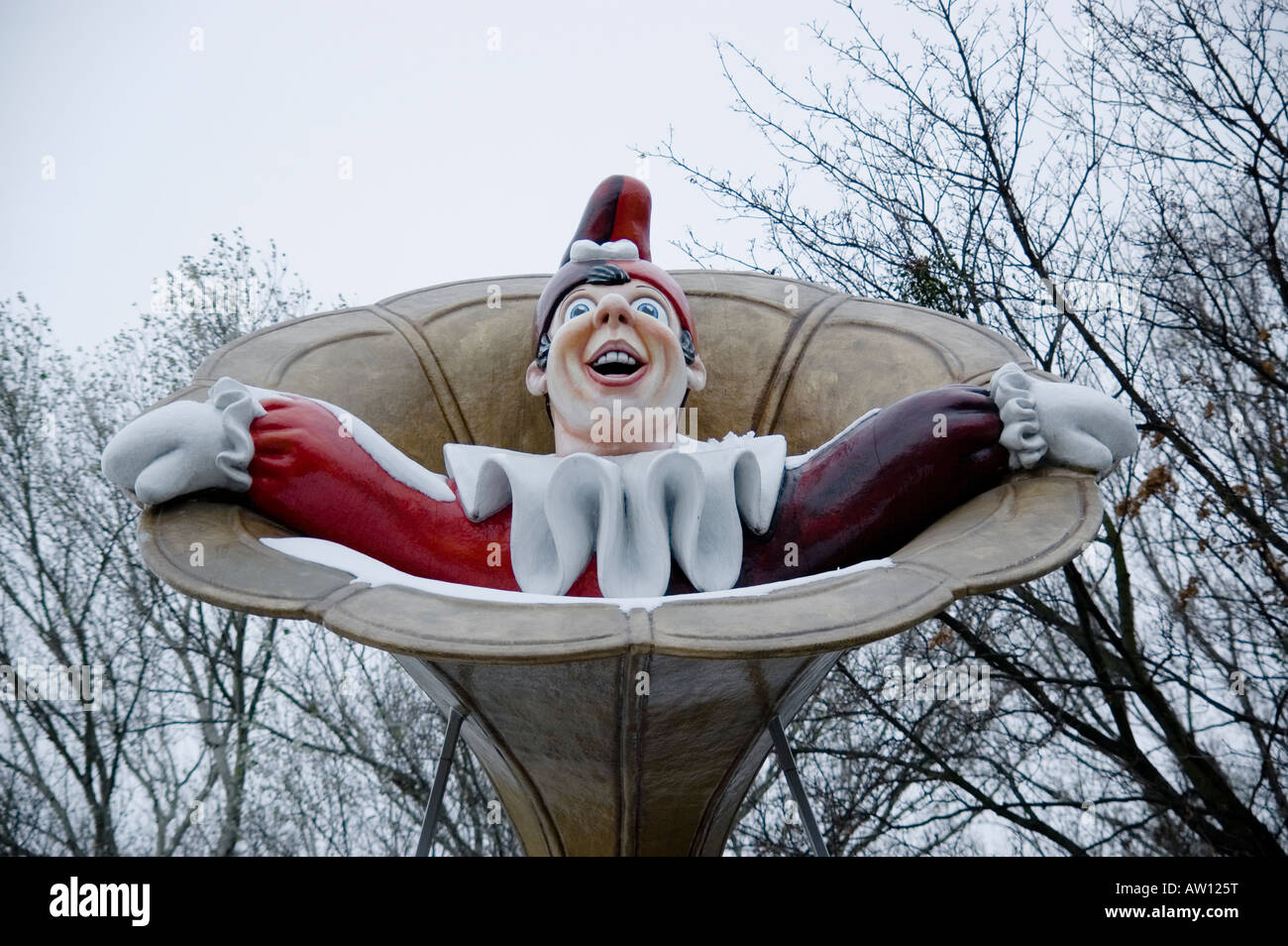 Clown figure in a theme park. Vienna, Austria, Europe Stock Photo - Alamy