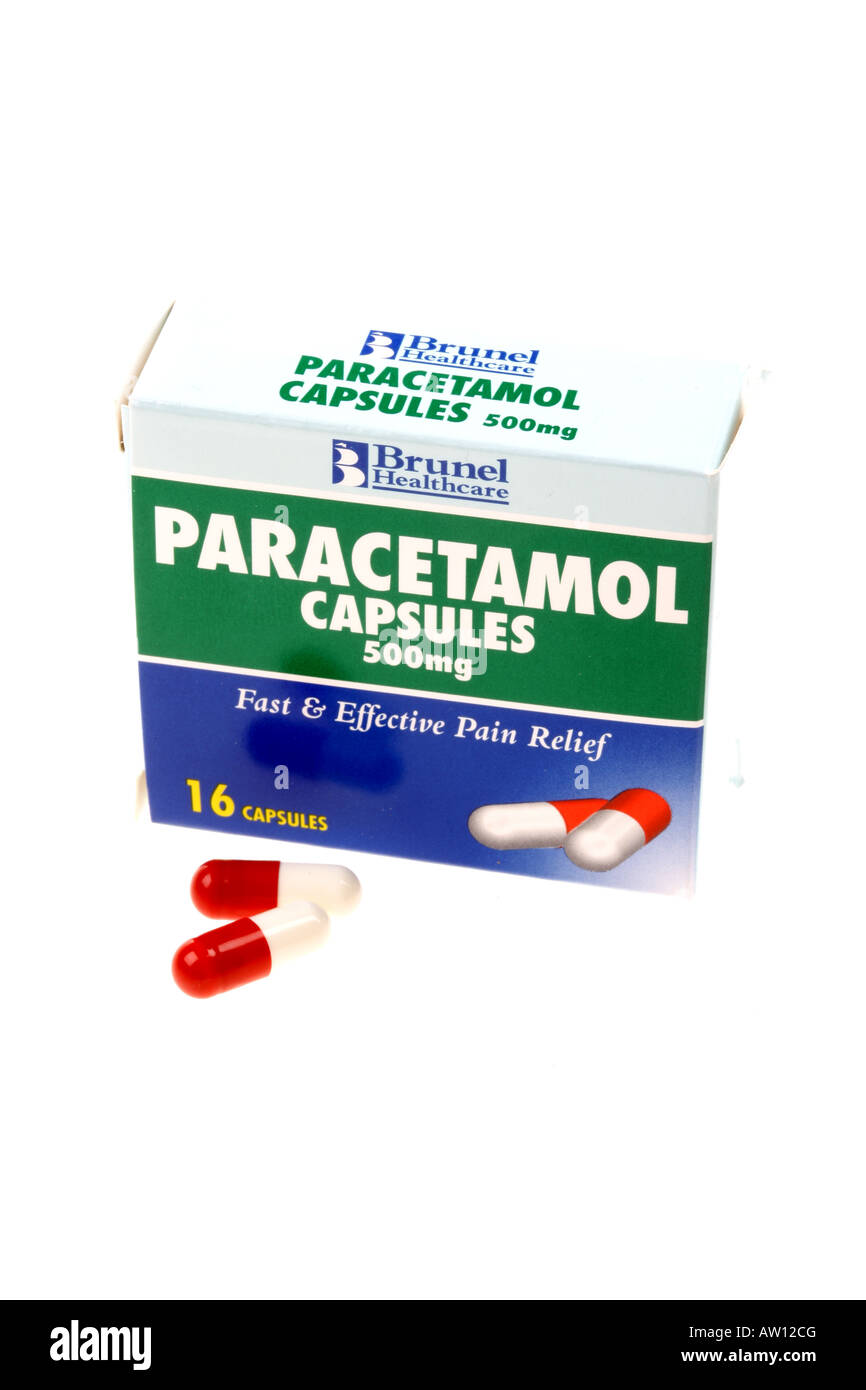 Box Or Carton Of 500mg Paracetamol Pain Relief Tablets Or Capsules ...