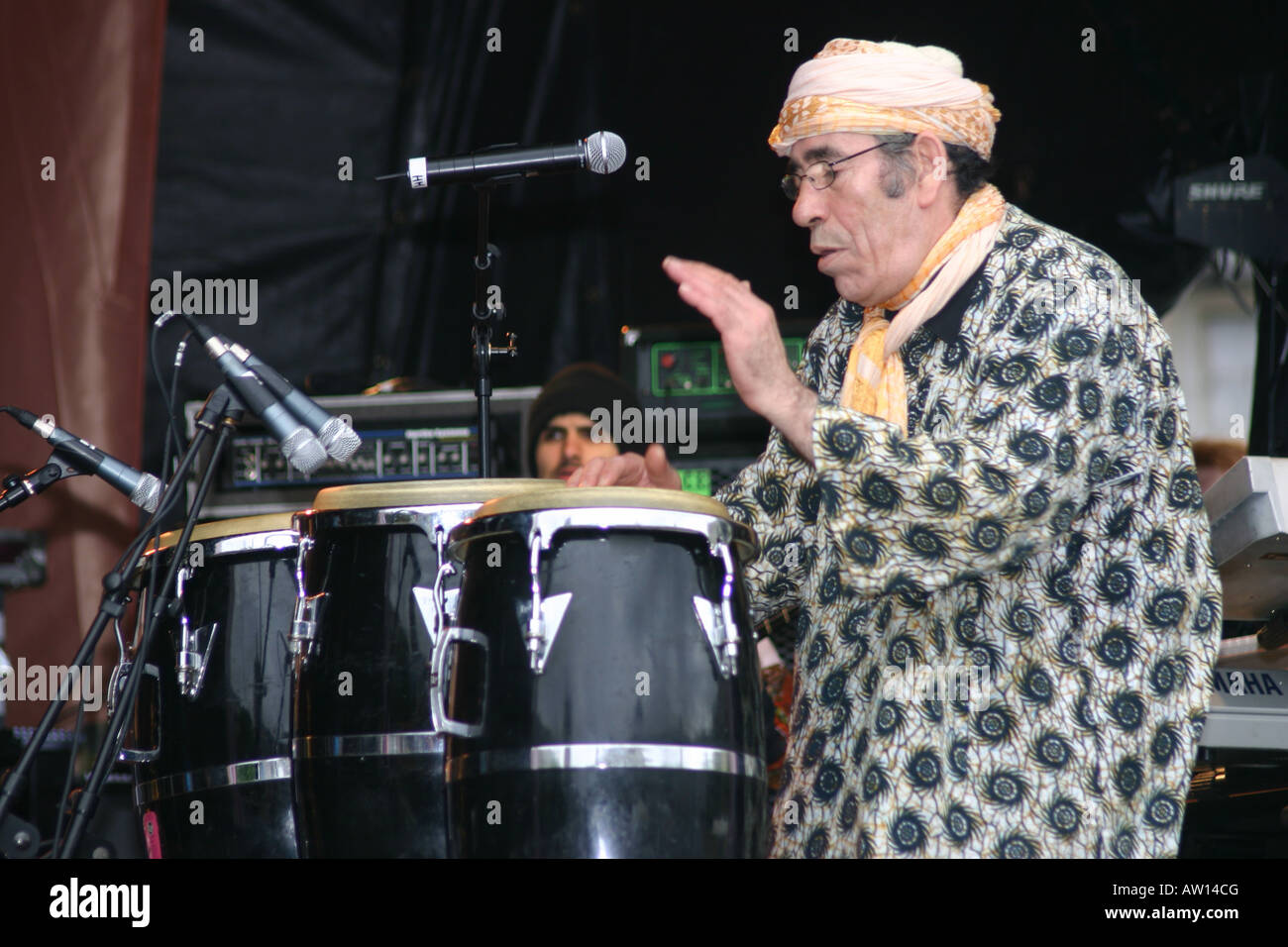 moroccan morocco drummer 1st uk africa day event Stock Photo - Alamy