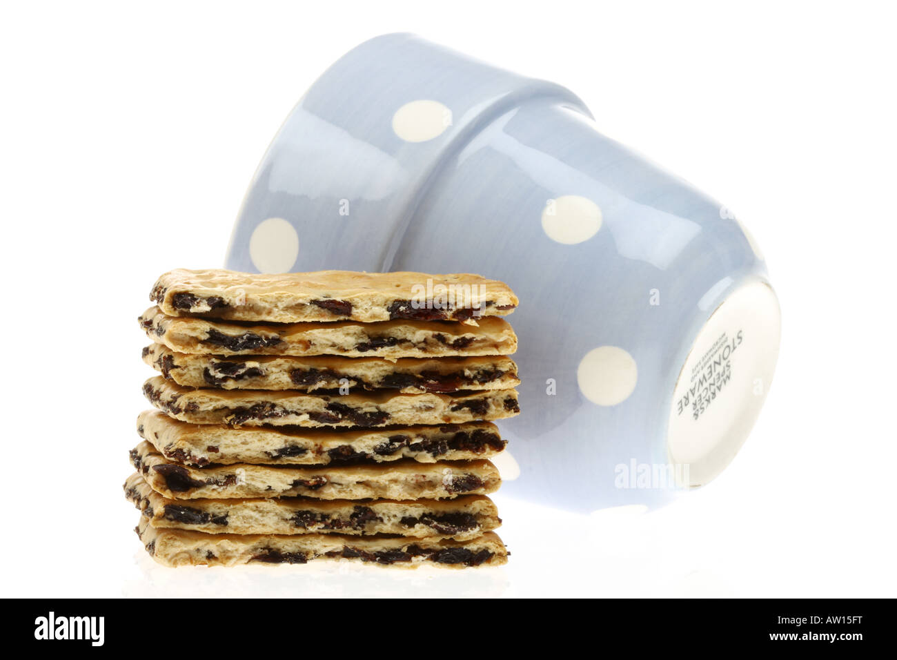 Garibaldi Biscuits and Tea Stock Photo - Alamy