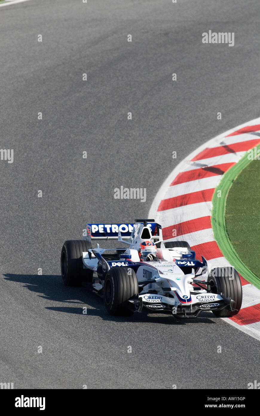 Robert KUBICA in the BMW Sauber F1 08 Racecar during Formula 1 testing ...
