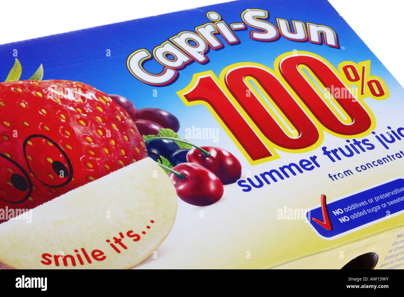 Summer Fruit Drinks Stock Photo - Alamy