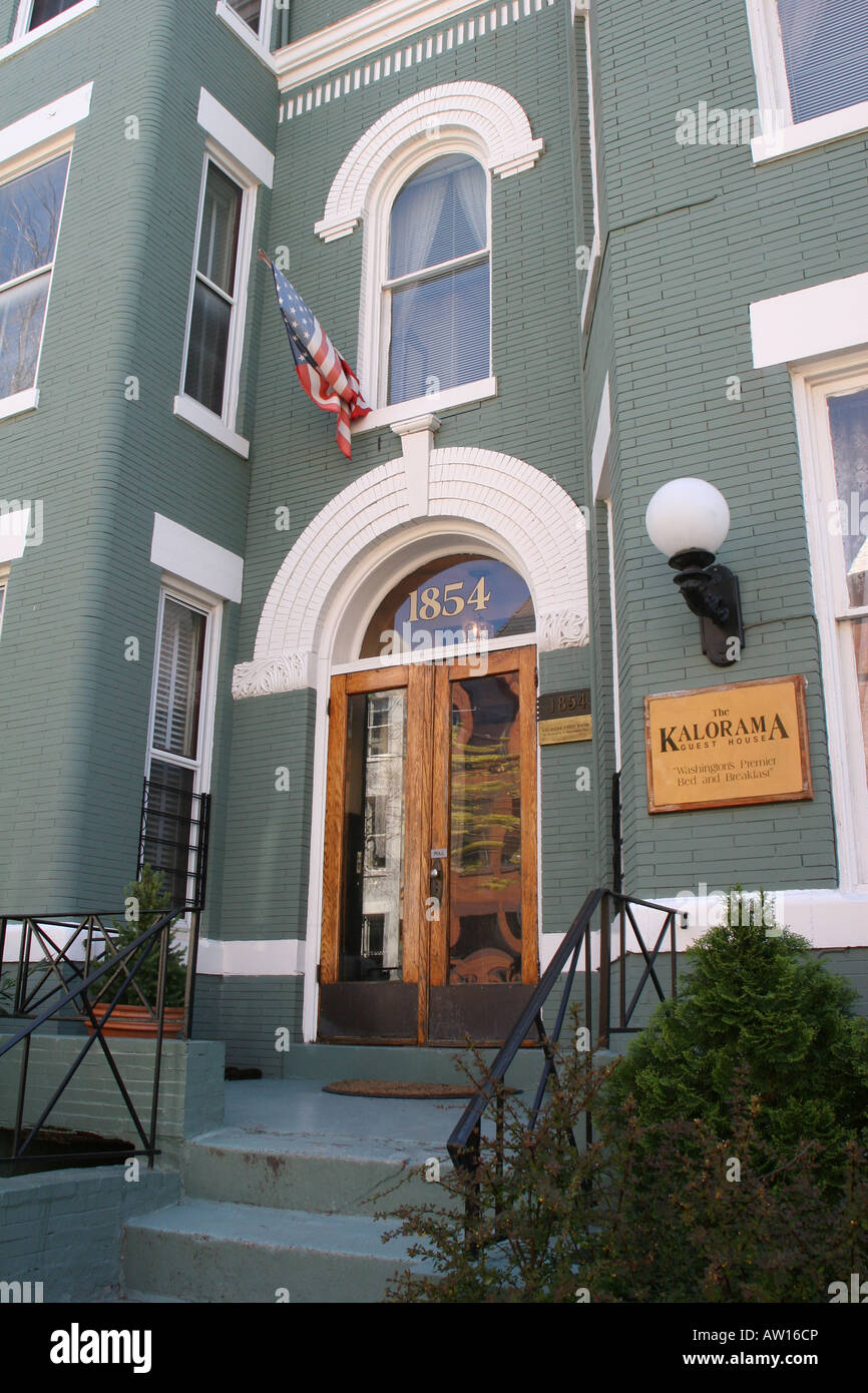 The Kalorama Guest House Washington DC Stock Photo - Alamy