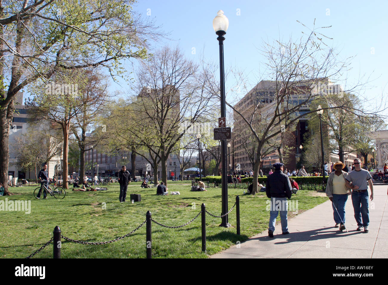 Statues in dupont circle washington dc hi-res stock photography and ...