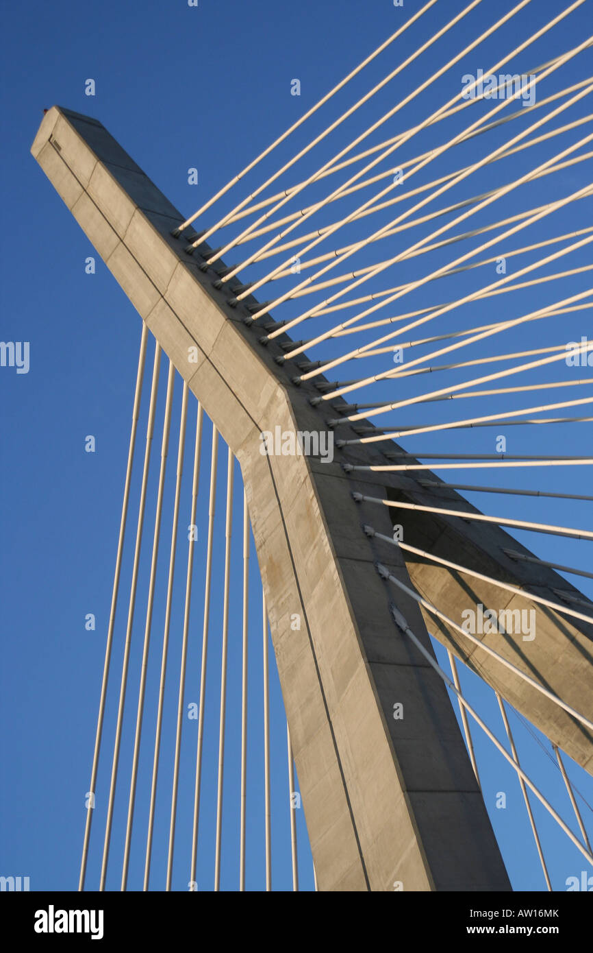 The Zakim Bridge a distinctive Boston icon Stock Photo - Alamy