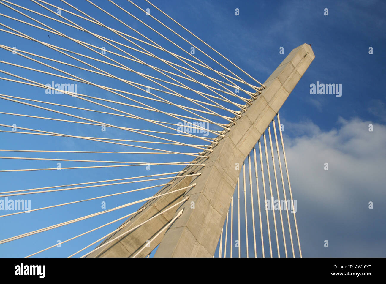 The Zakim Bridge a distinctive Boston icon Stock Photo - Alamy