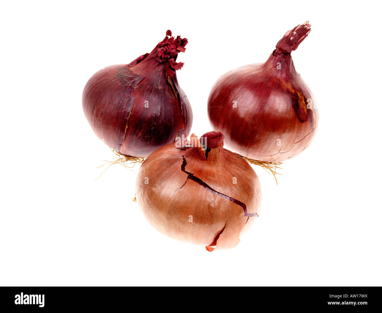 Fresh Raw Healthy Red Onions, With No People Isolated On White Stock ...