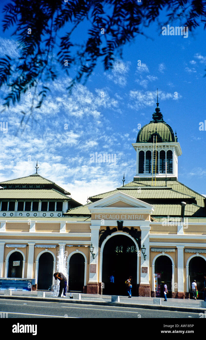 Mercado Central, Santiago, Chile Stock Photo - Alamy