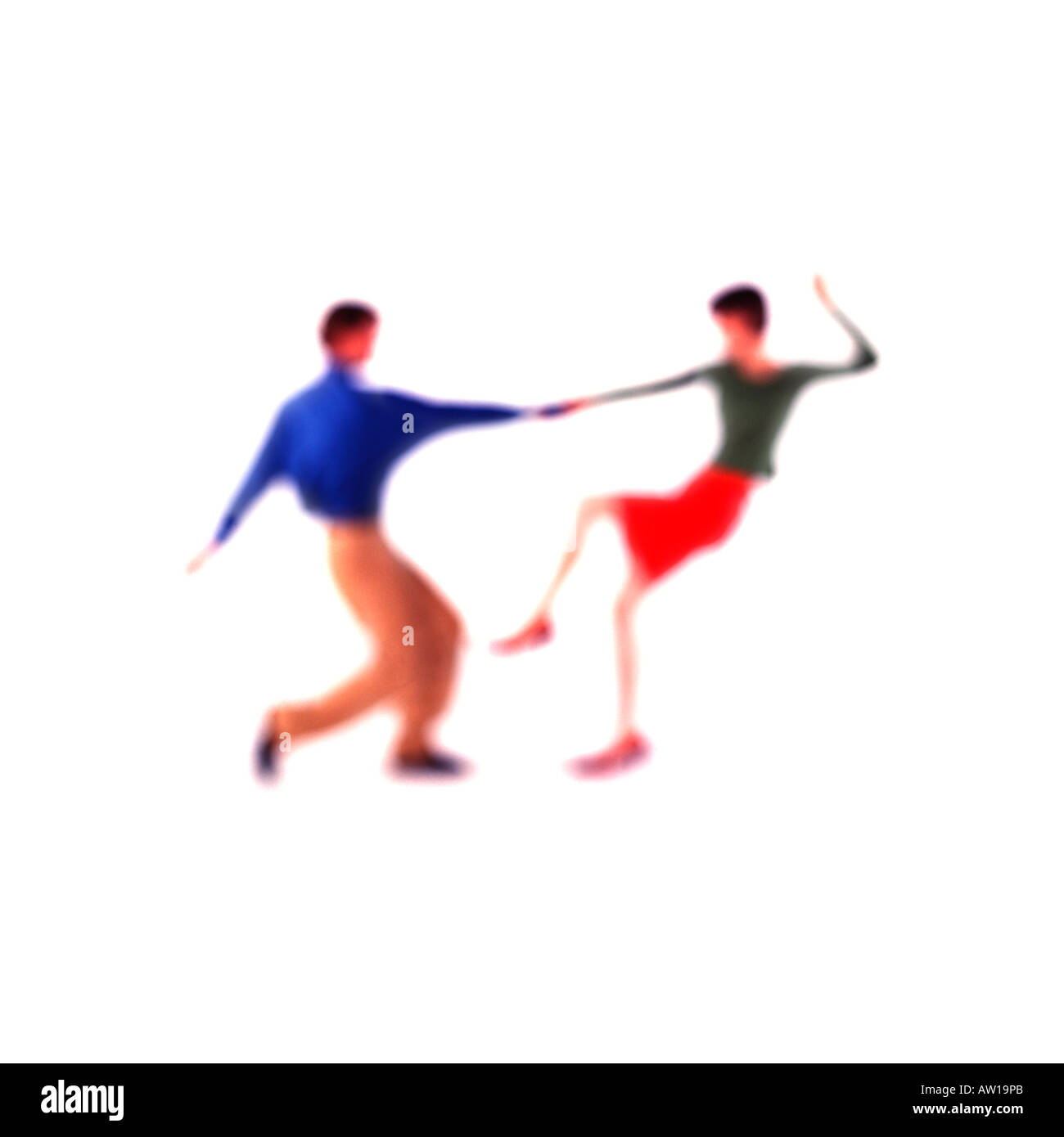 Man and Woman Dancing Soft Focus Stock Photo - Alamy