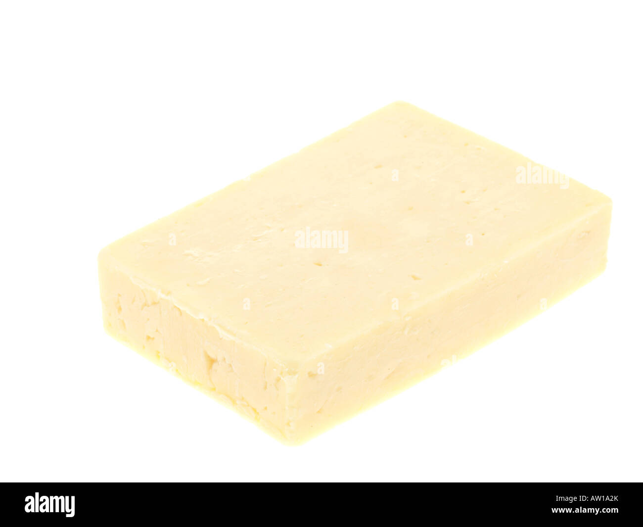 Block of Cheddar Cheese Stock Photo - Alamy
