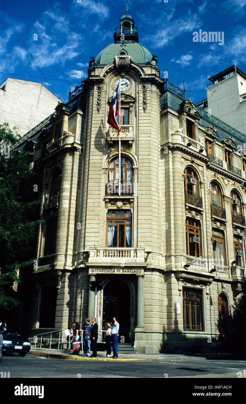 Street scene, Santiago, Chile Stock Photo - Alamy