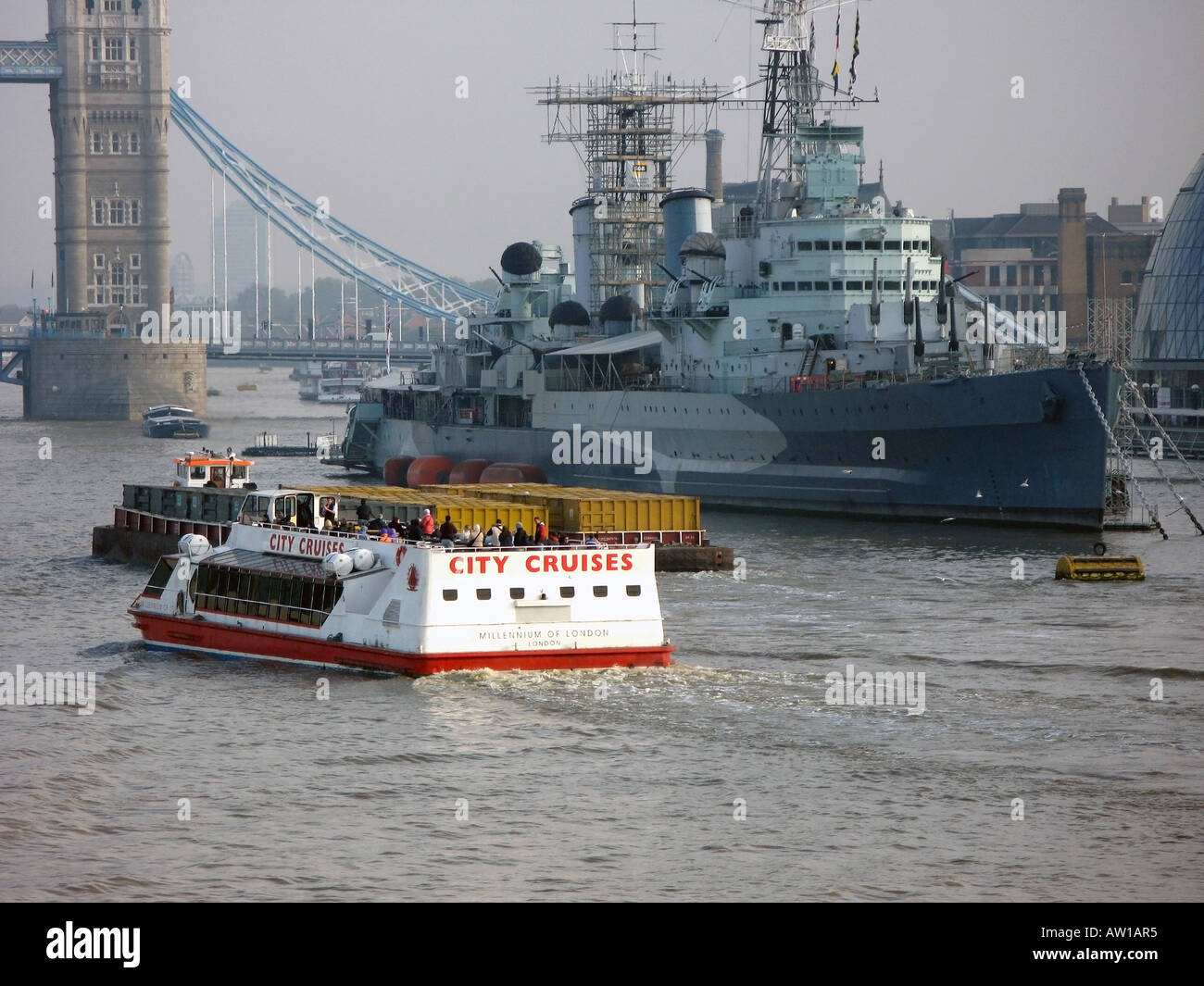 HMS Belfast - 1 Stock Photo - Alamy