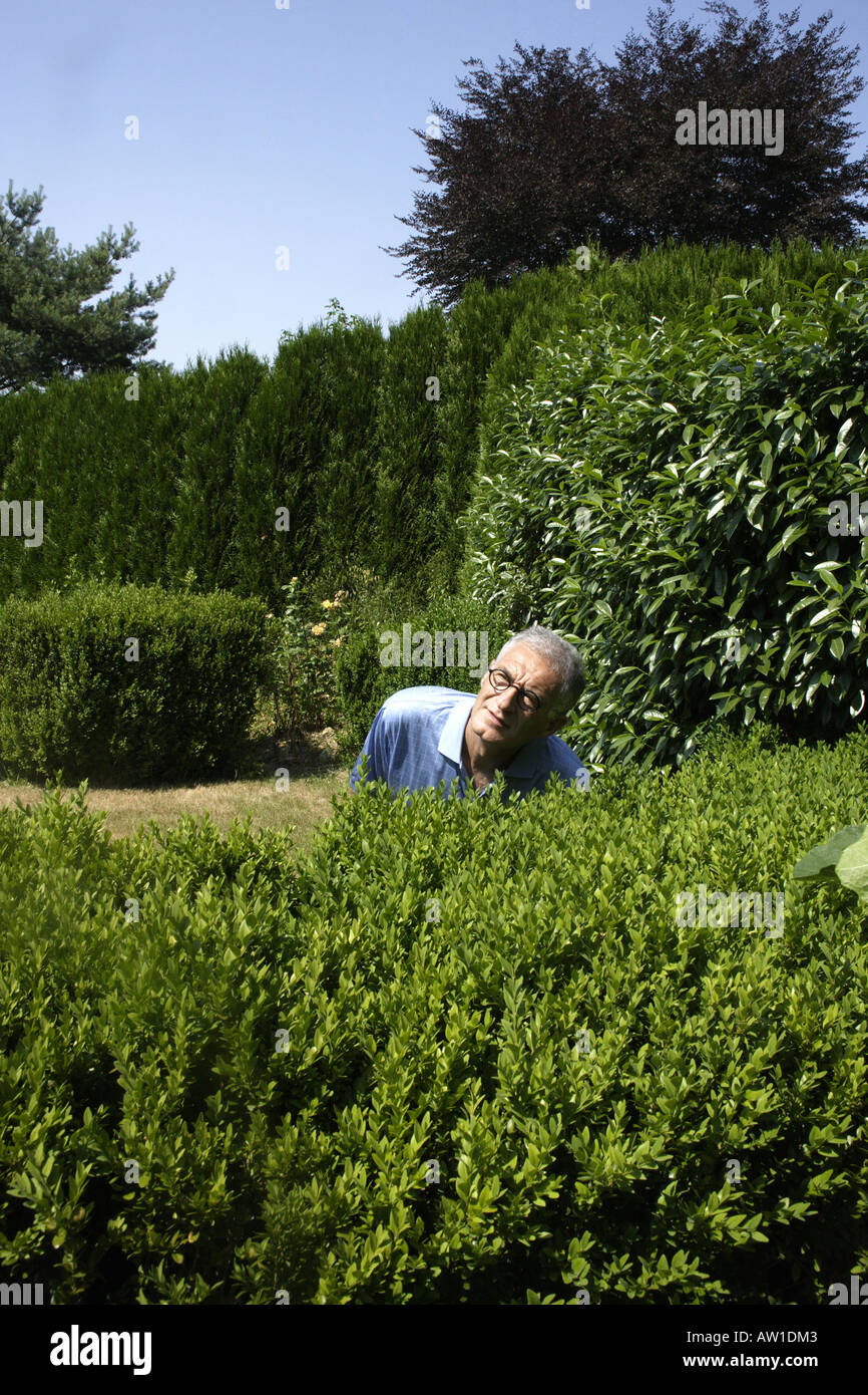Peeping over table hi-res stock photography and images - Alamy