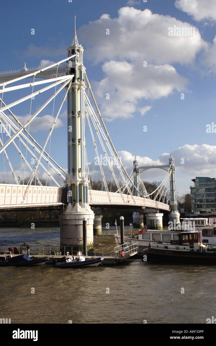 Albert Bridge London Stock Photo - Alamy