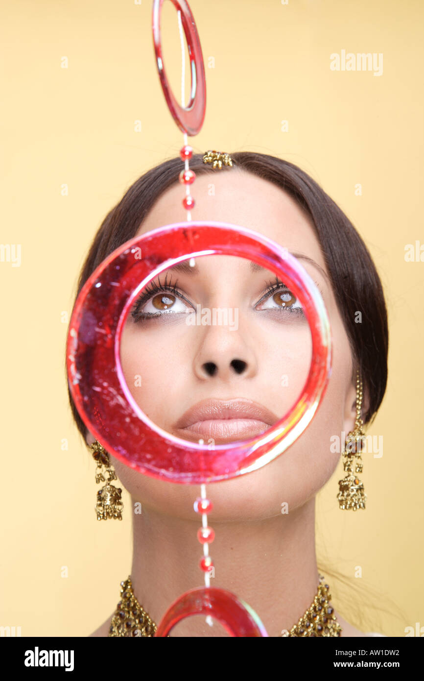 Indian woman bollywood style Stock Photo - Alamy