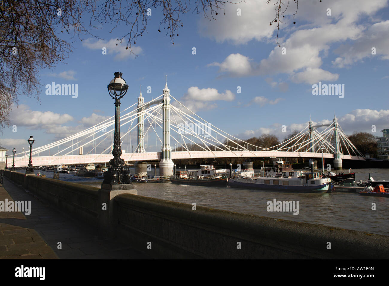 Albert Bridge London Stock Photo - Alamy