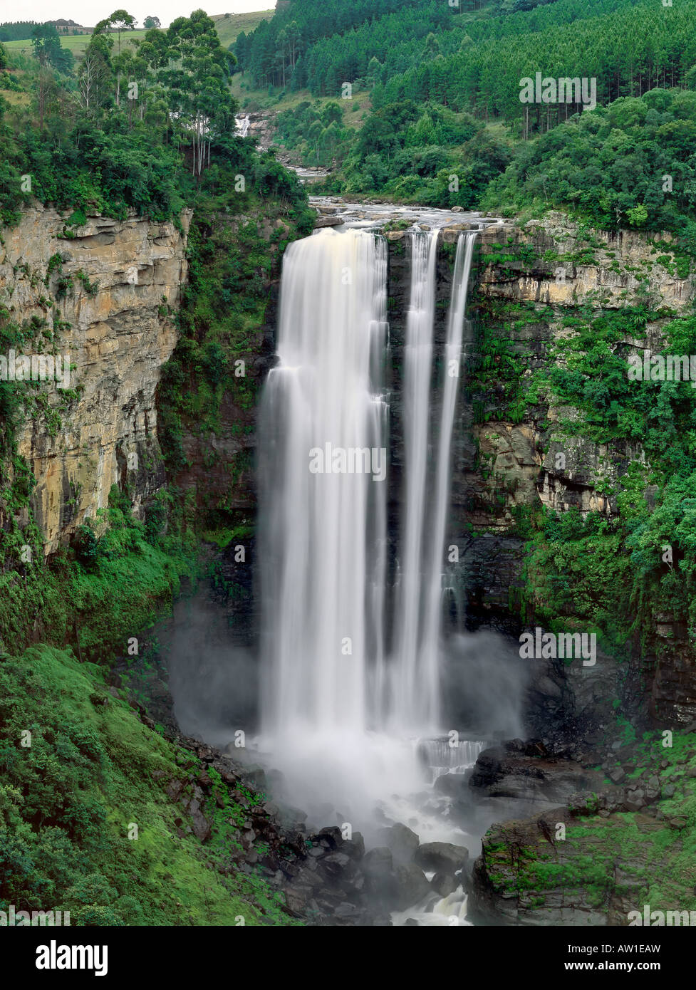 The Karkloof Falls in South Africa s Kwazulu Natal Province Stock Photo ...