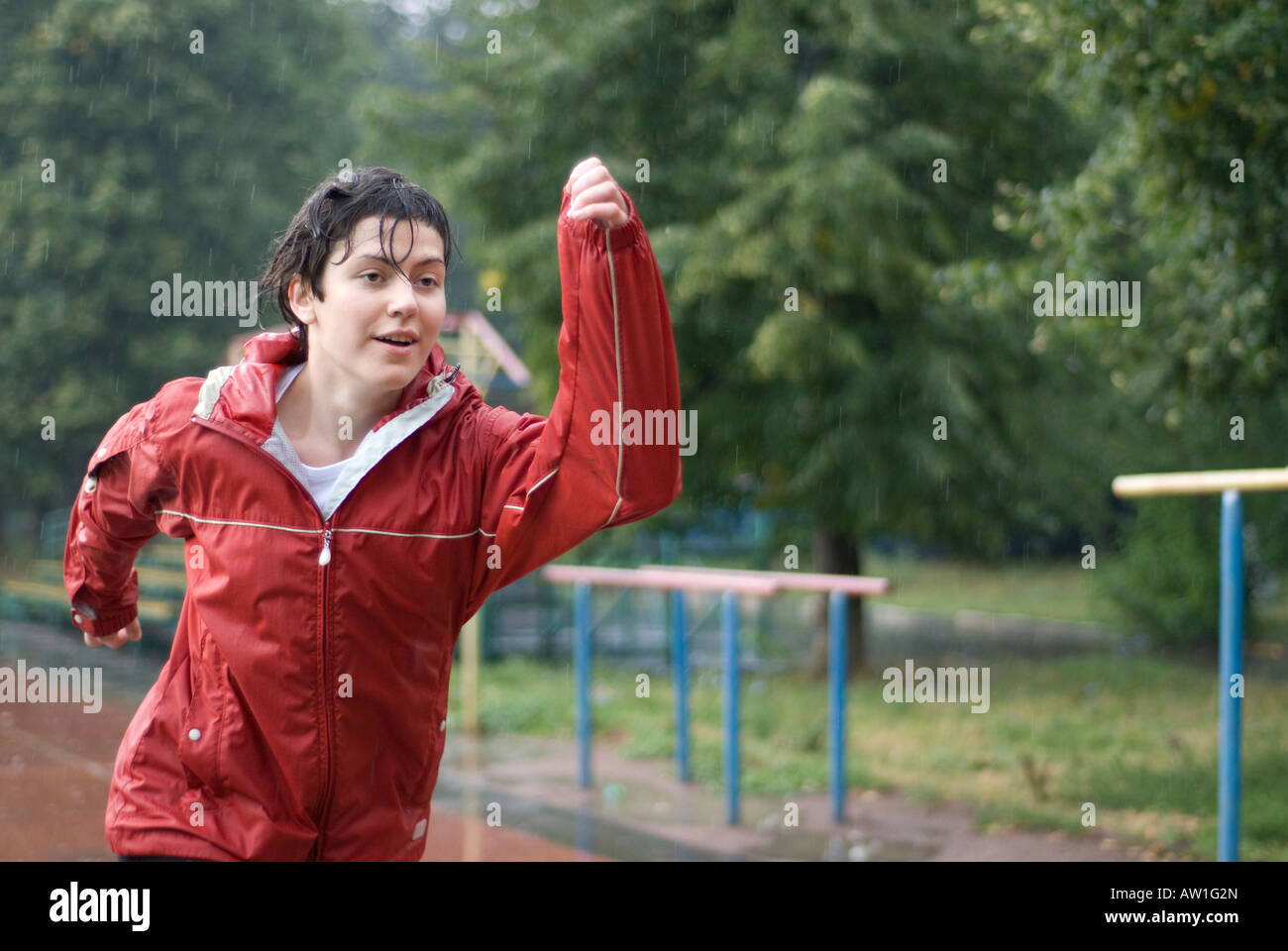 Rain training hi-res stock photography and images - Alamy