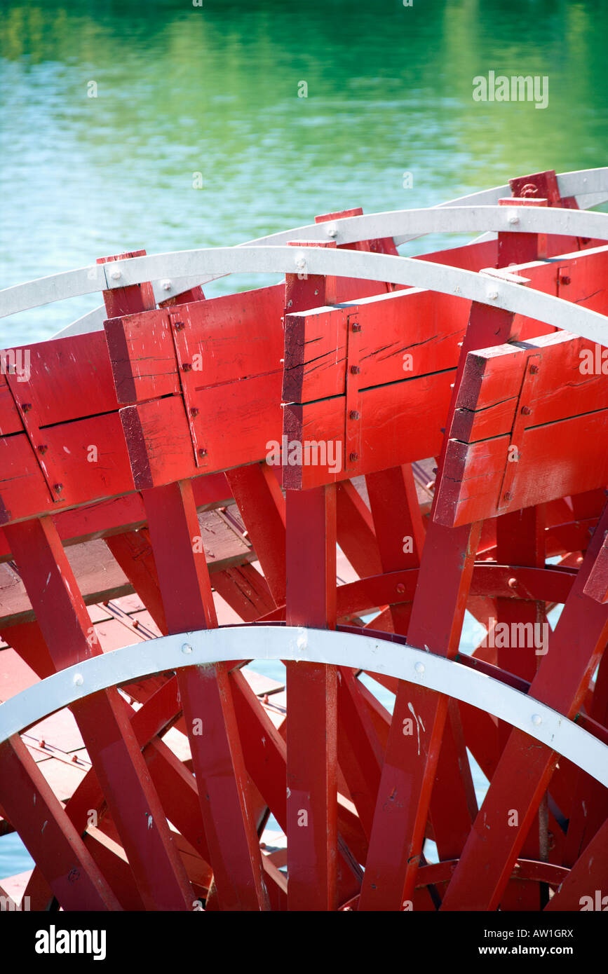 Paddlewheel of riverboat Stock Photo - Alamy