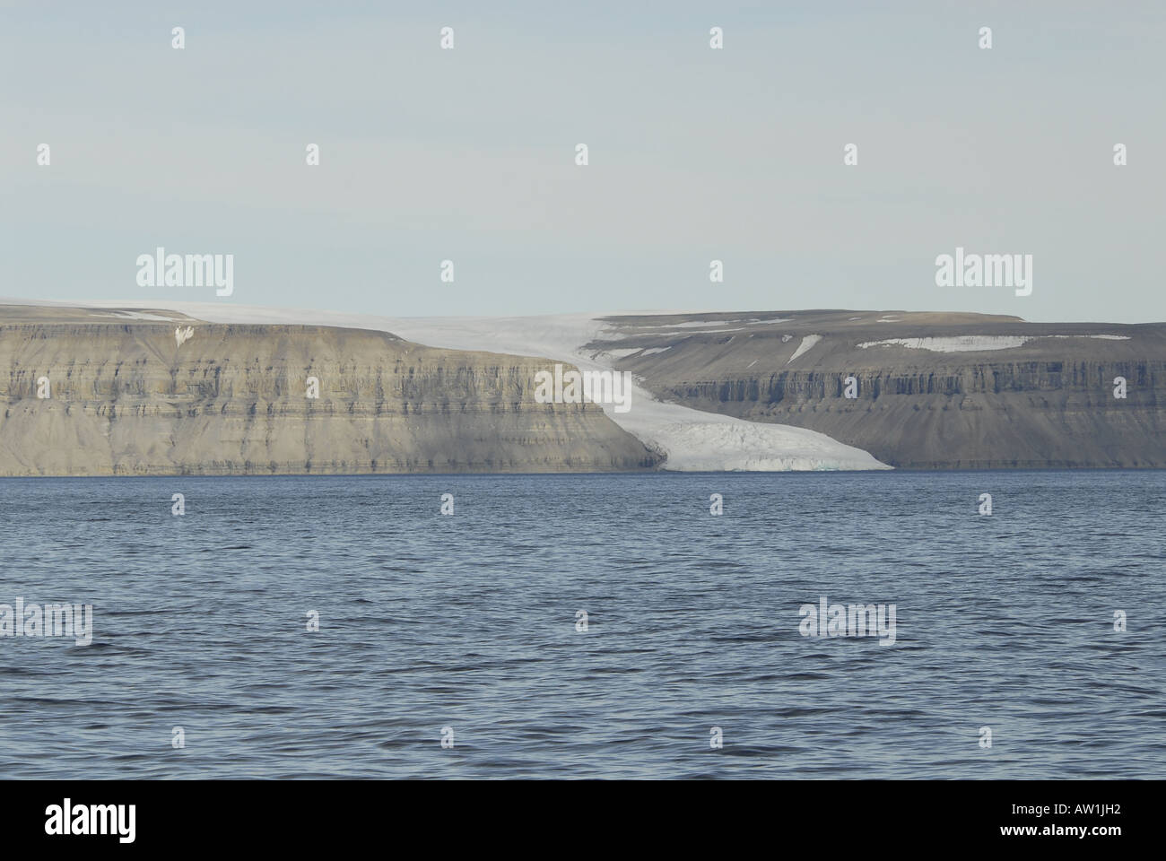 Glacier at Maxwell Bay on Devon Island Lancaster Sound HIgh Arctic ...