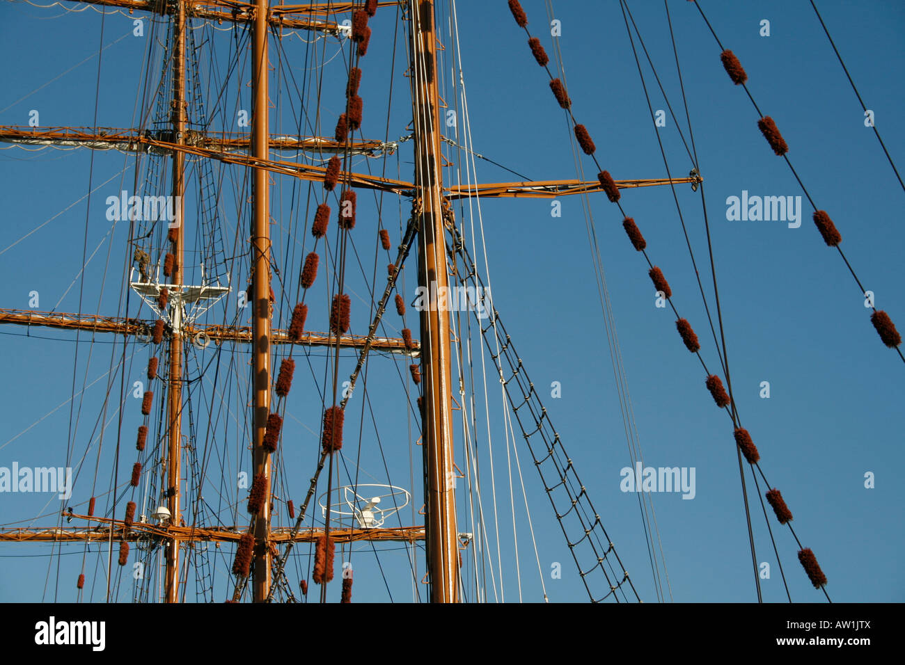 tall ship masts Stock Photo - Alamy