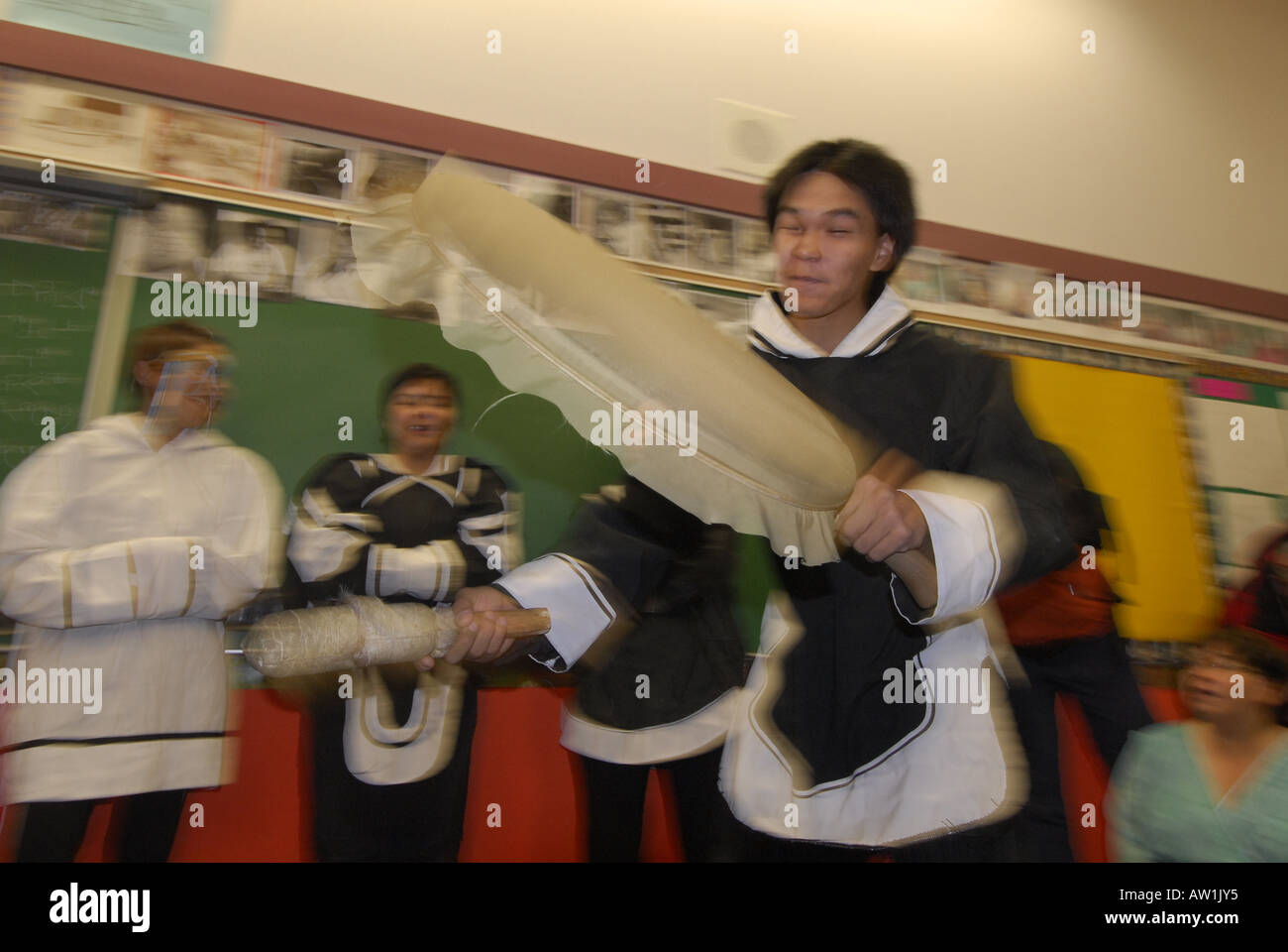 Traditional songs and throat singing along with drum dancing at ...