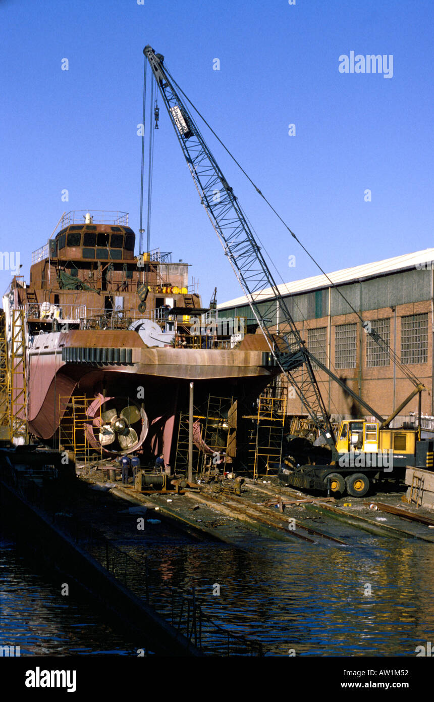 Tug boat in dry dock hi-res stock photography and images - Alamy
