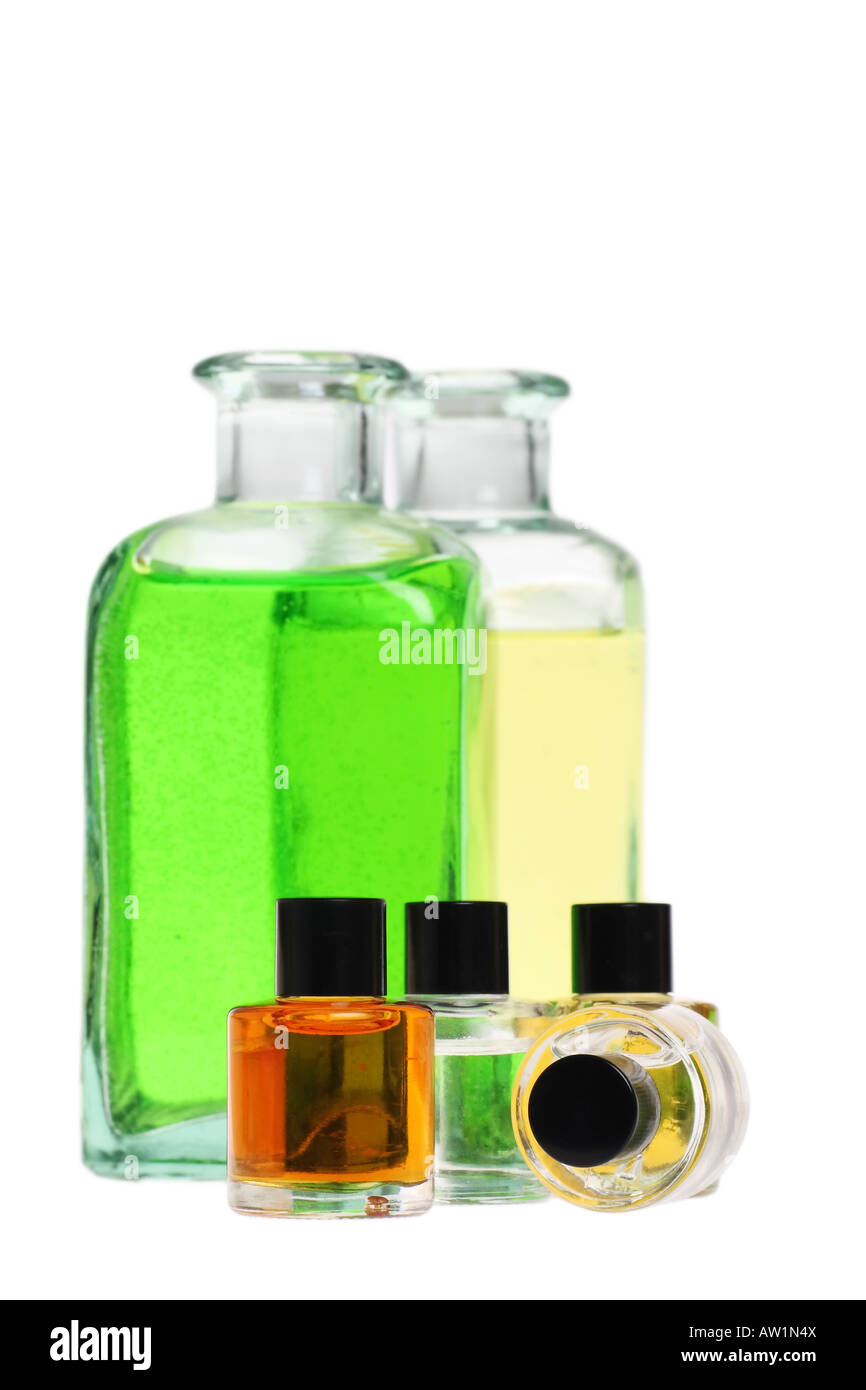 Body care products essential Cut Out Stock Images & Pictures - Alamy