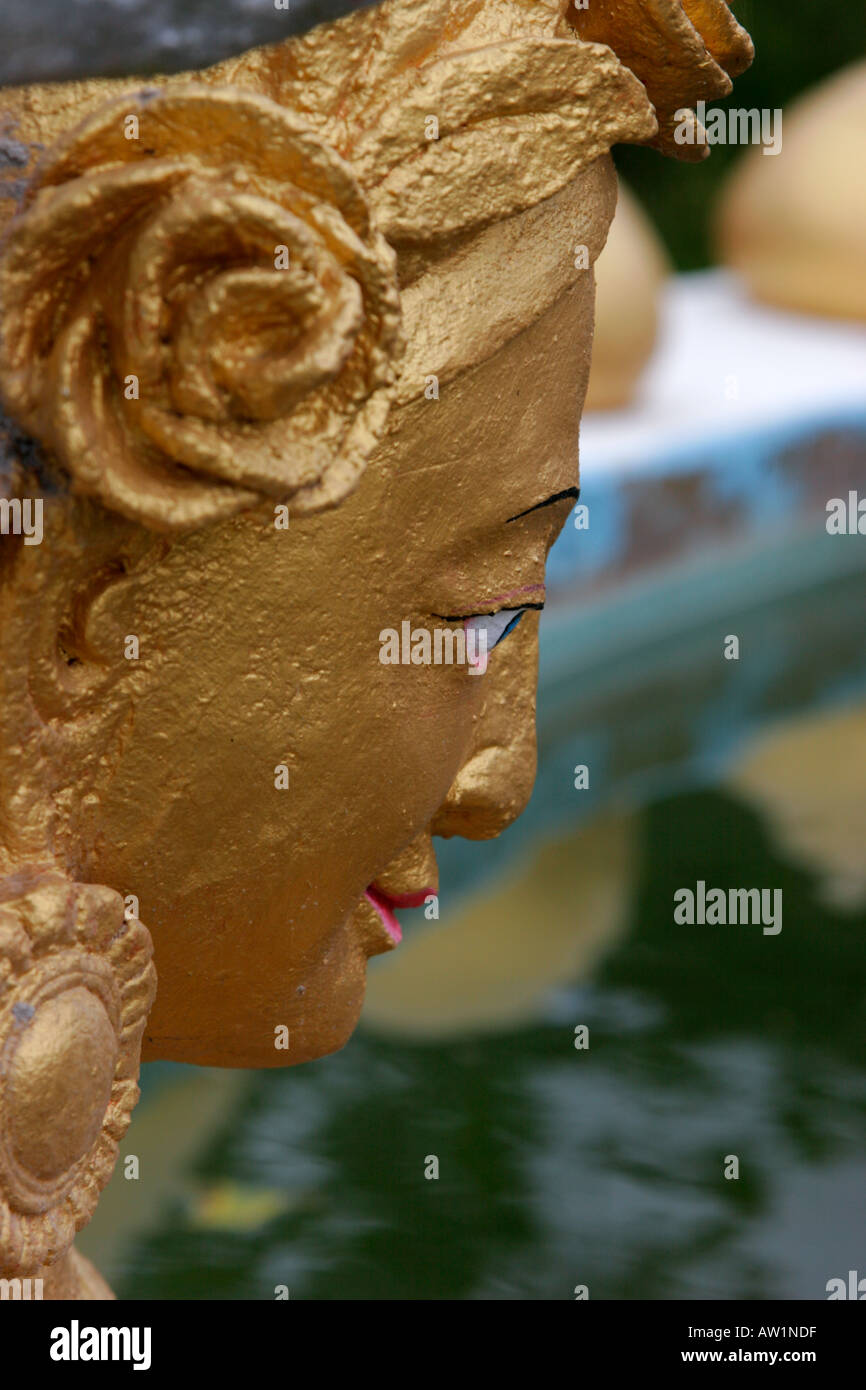 Buddhist statue of female at Kagyu Samye Ling monastery Eskdalemuir ...