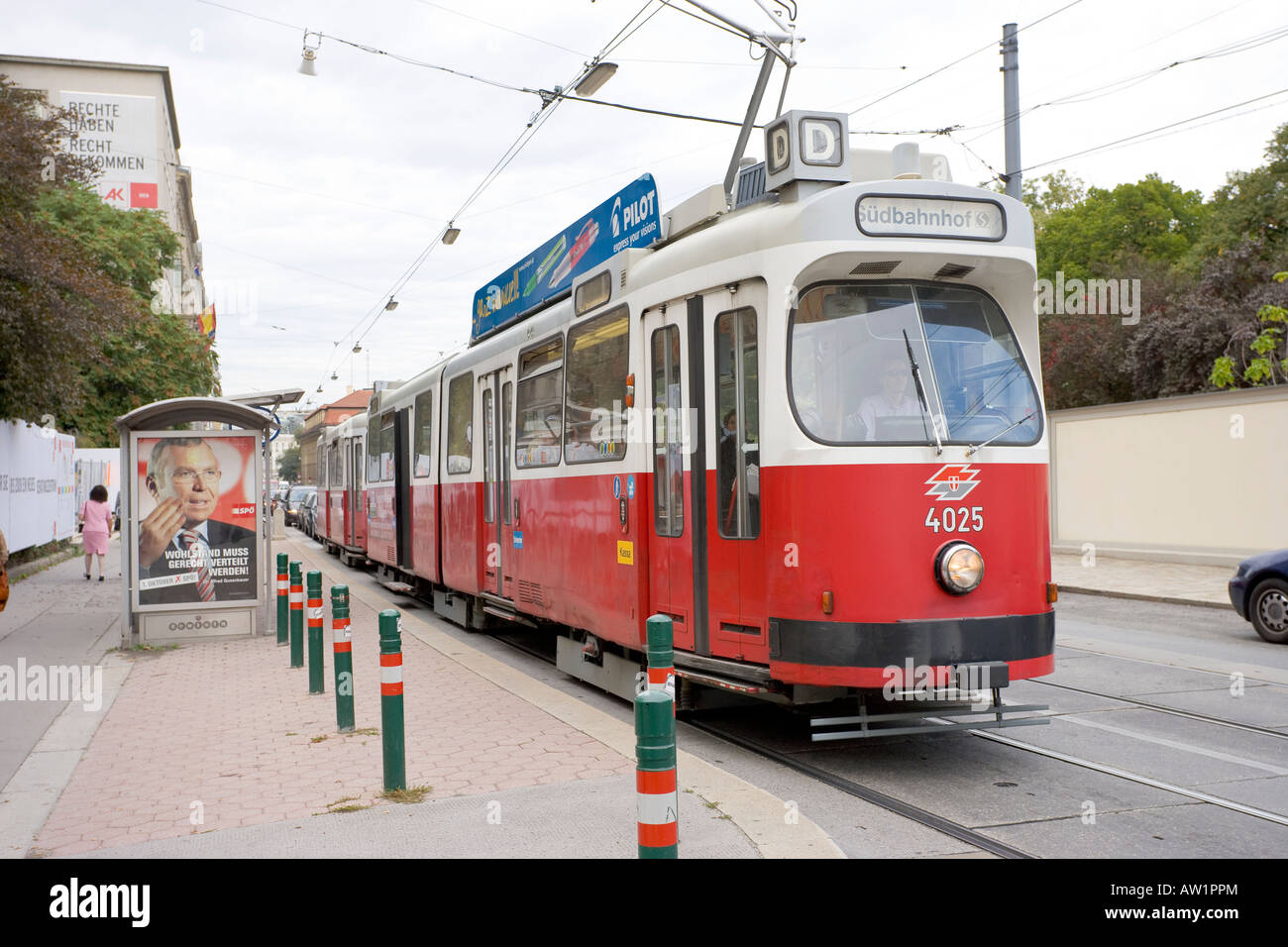 Tram in Vienna Austria Stock Photo - Alamy
