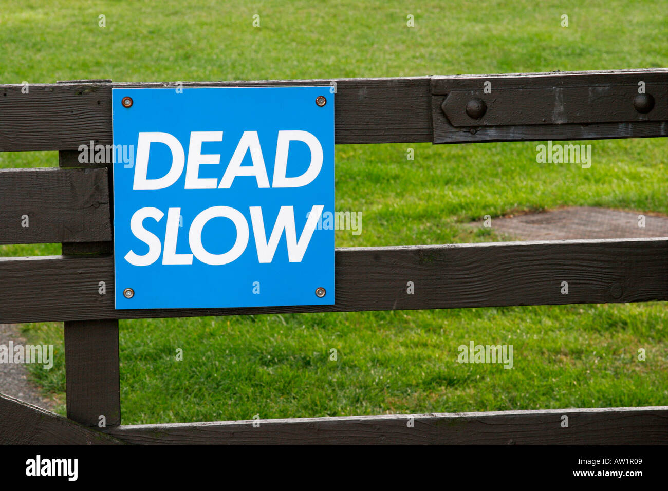 Dead slow sign hi-res stock photography and images - Alamy