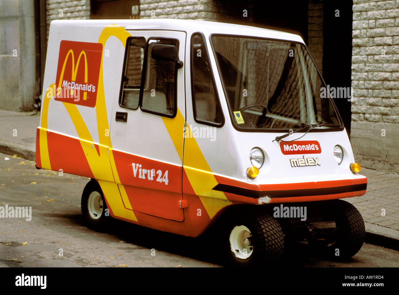 McDonald s delivery van Stock Photo - Alamy