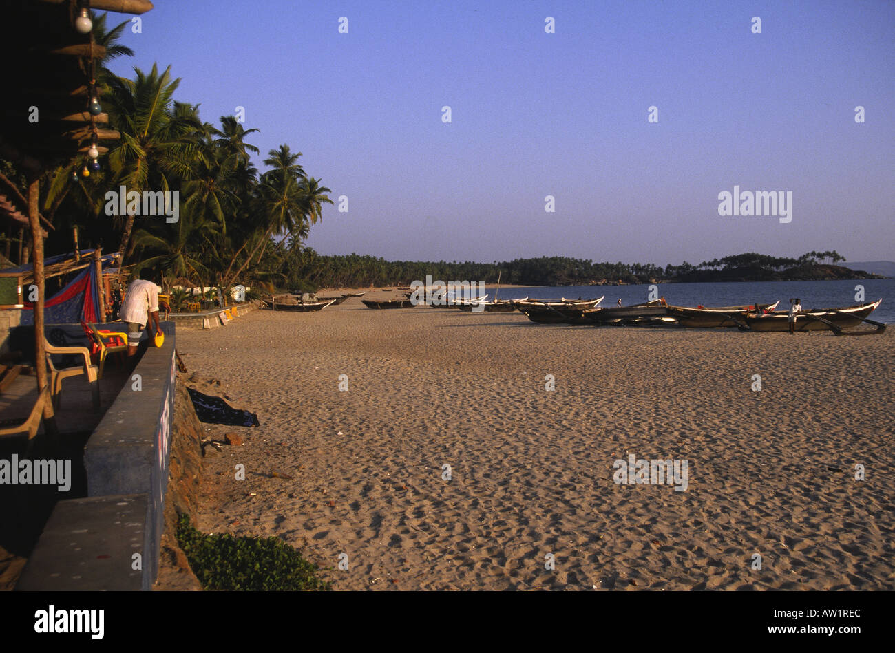 Palolem Beach in South goa South India Stock Photo - Alamy
