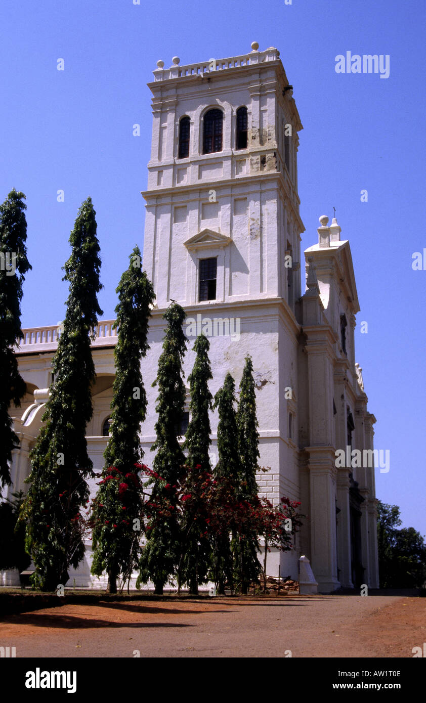 se cathedral in old goa goa estate south india Stock Photo - Alamy
