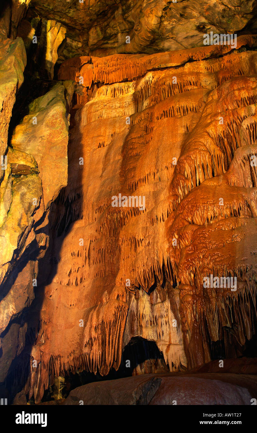 Gough's Caves Cheddar Gorge Cheddar Somerset England UK Stock Photo - Alamy