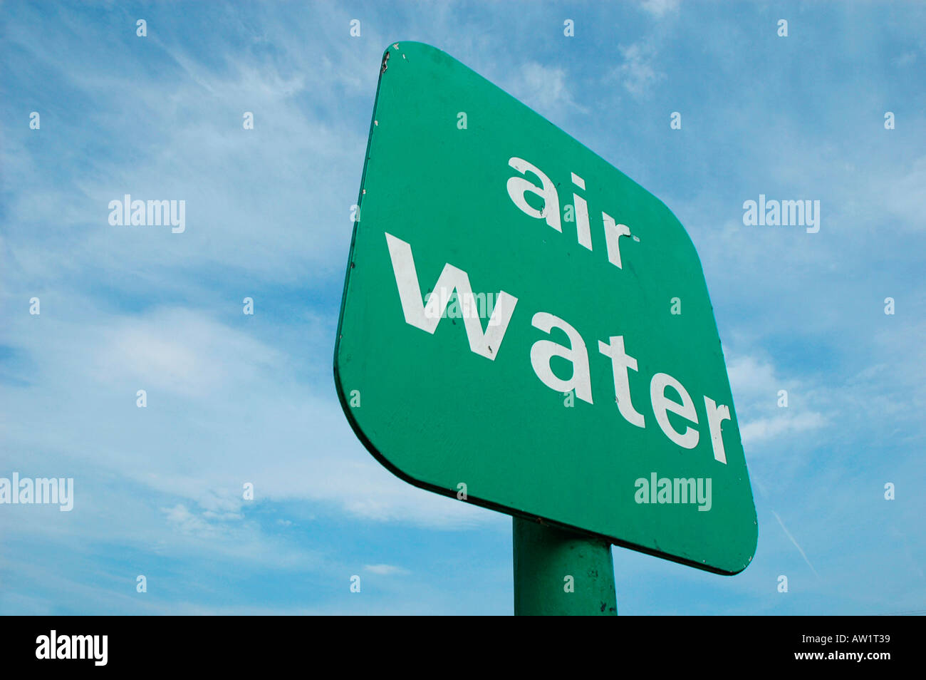 Gas station exit sign hi-res stock photography and images - Alamy