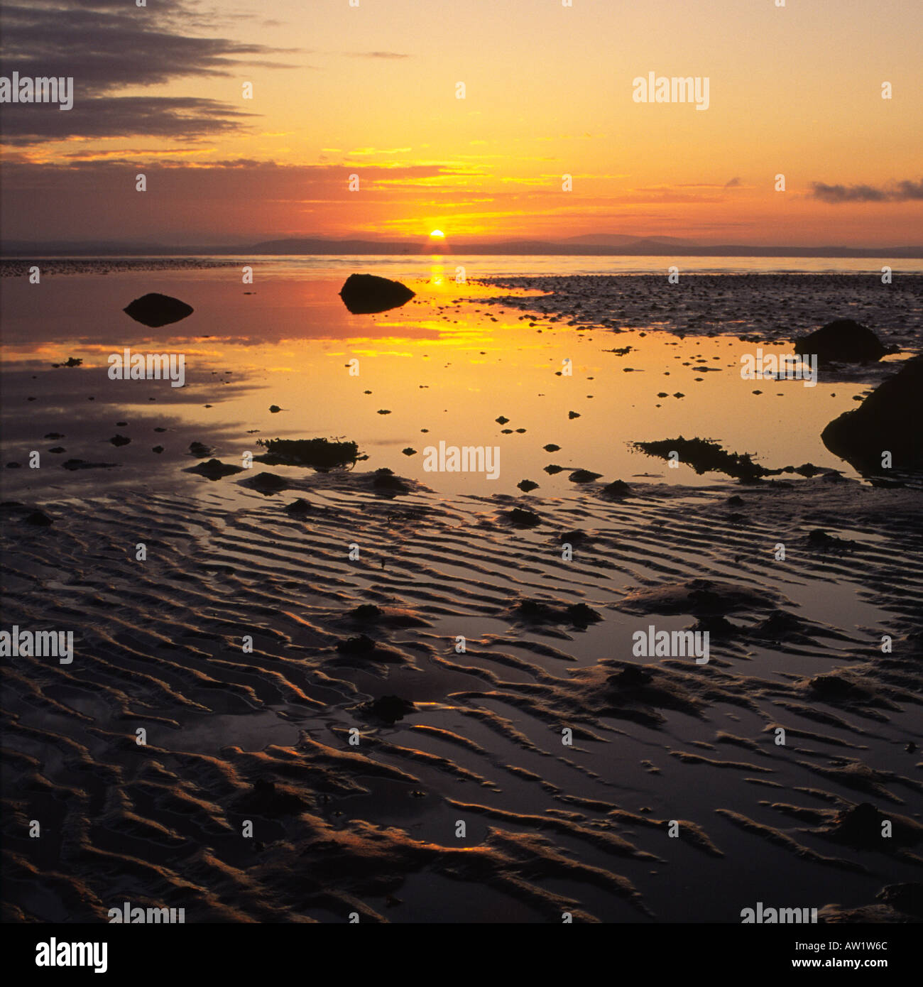 Luce Bay Sunrise Stock Photo - Alamy