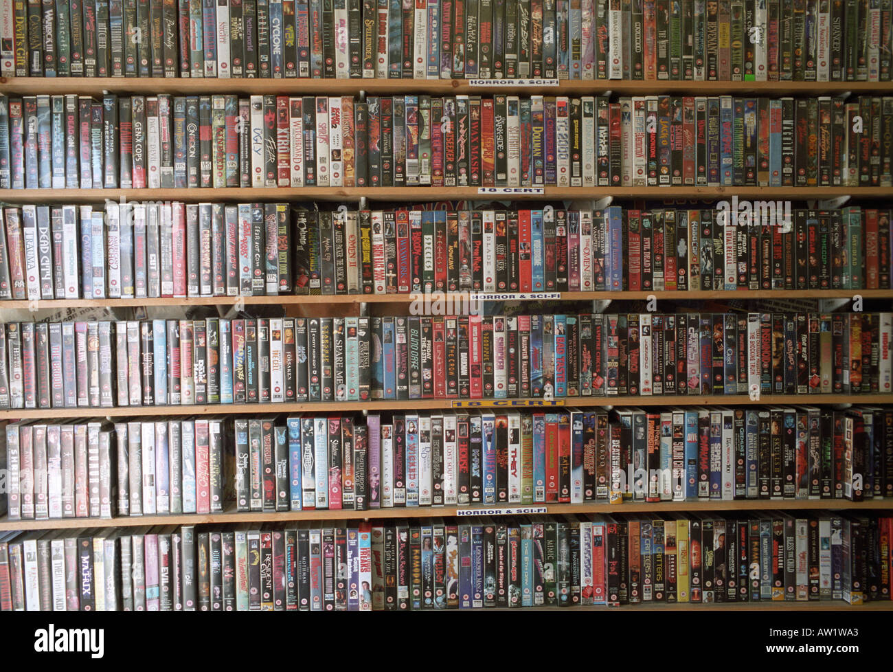 wall of videos Stock Photo - Alamy