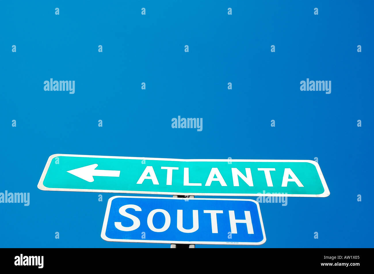 Interstate sign atlanta hi-res stock photography and images - Alamy