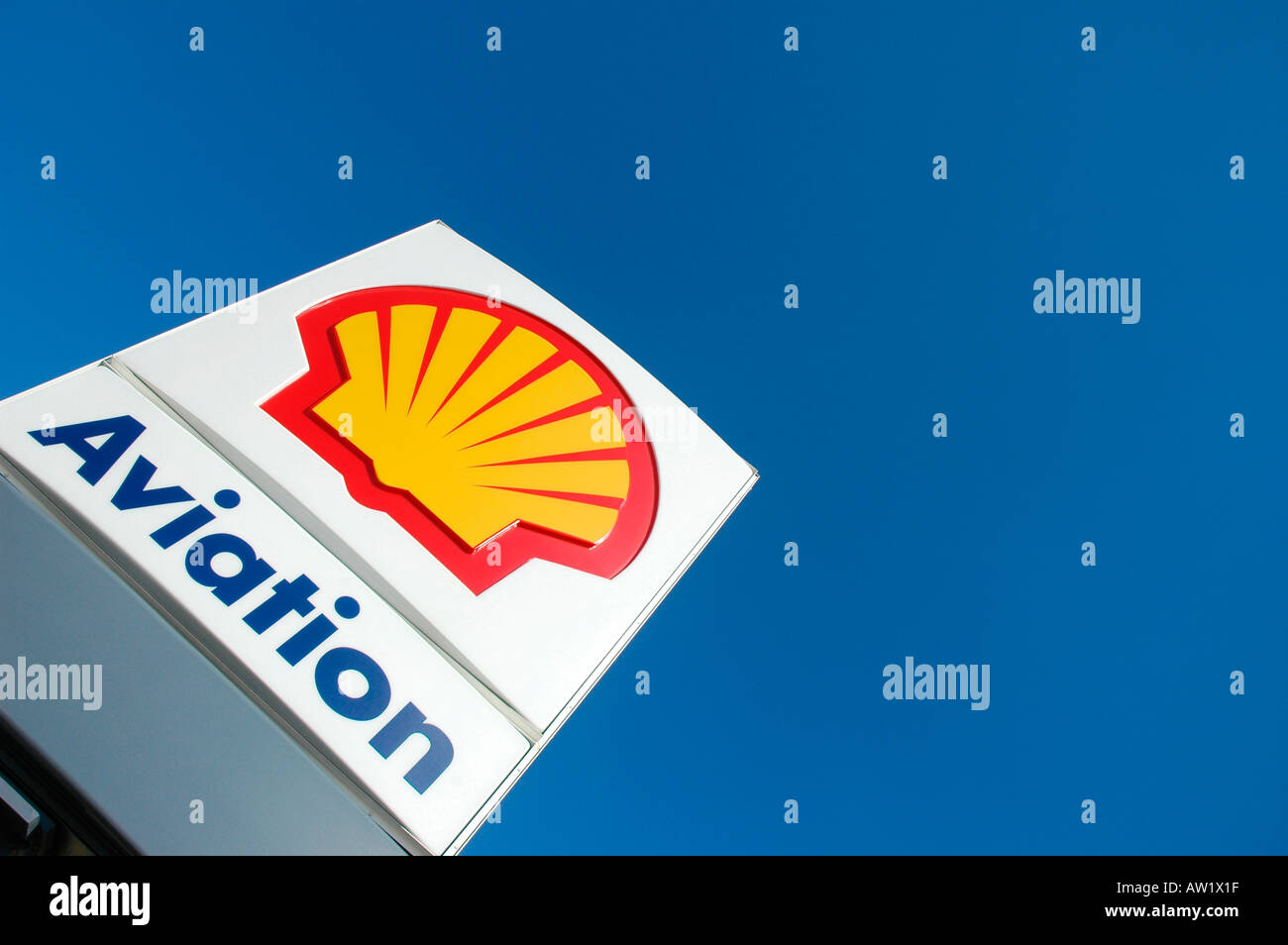 Shell Aviation Gas area No Smoking 1862 danger sign on airport petrol ...