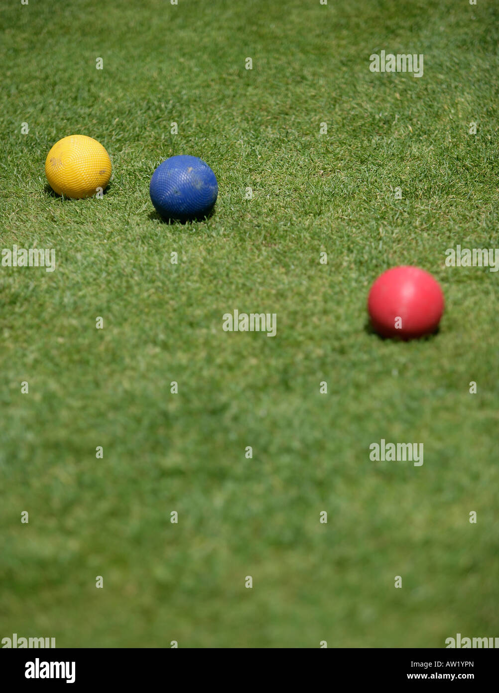 Red croquet ball hi-res stock photography and images - Alamy