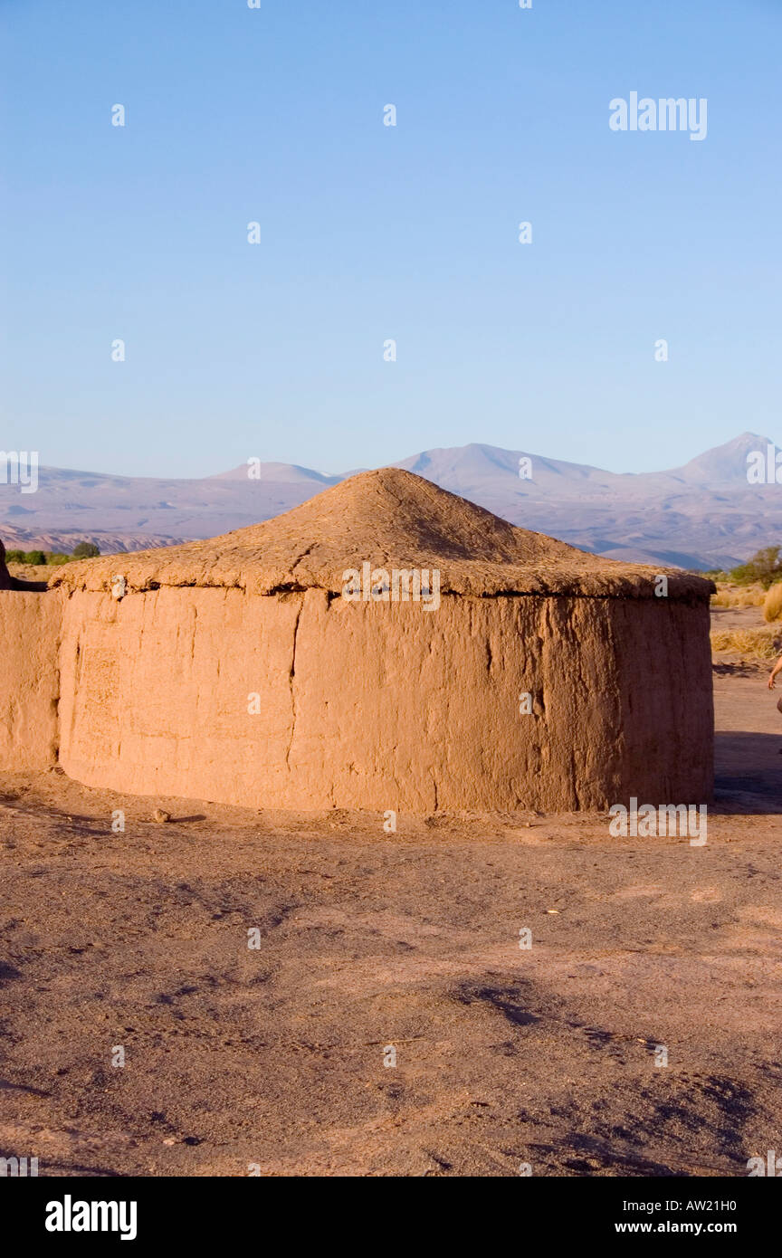 Chile Atacama Desert Aldea de Tulor village archaeological ruin Stock ...